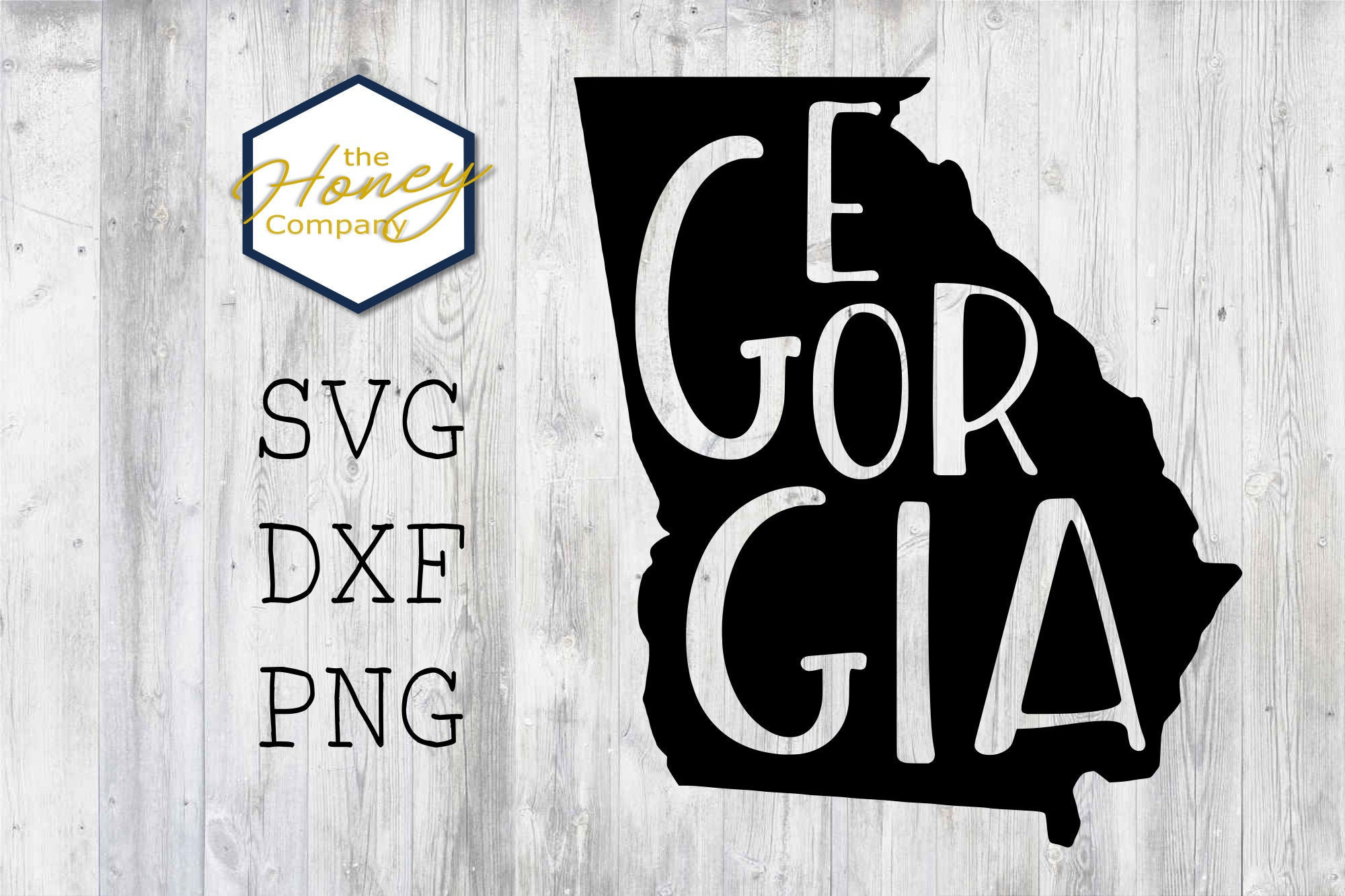 Georgia SVG PNG DXF State Outline Instant Download Silhouette - Etsy