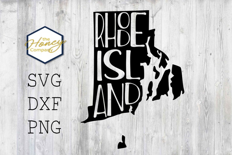 Rhode Island SVG PNG DXF State Outline Instant Download | Etsy