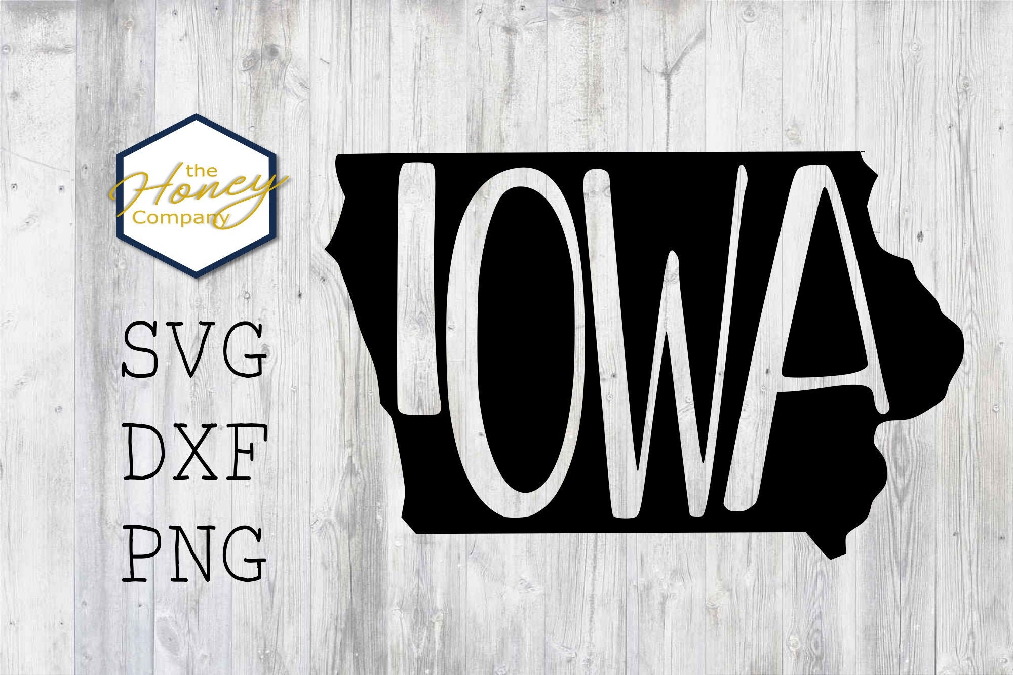 Iowa SVG PNG DXF State Outline Instant Download Silhouette - Etsy