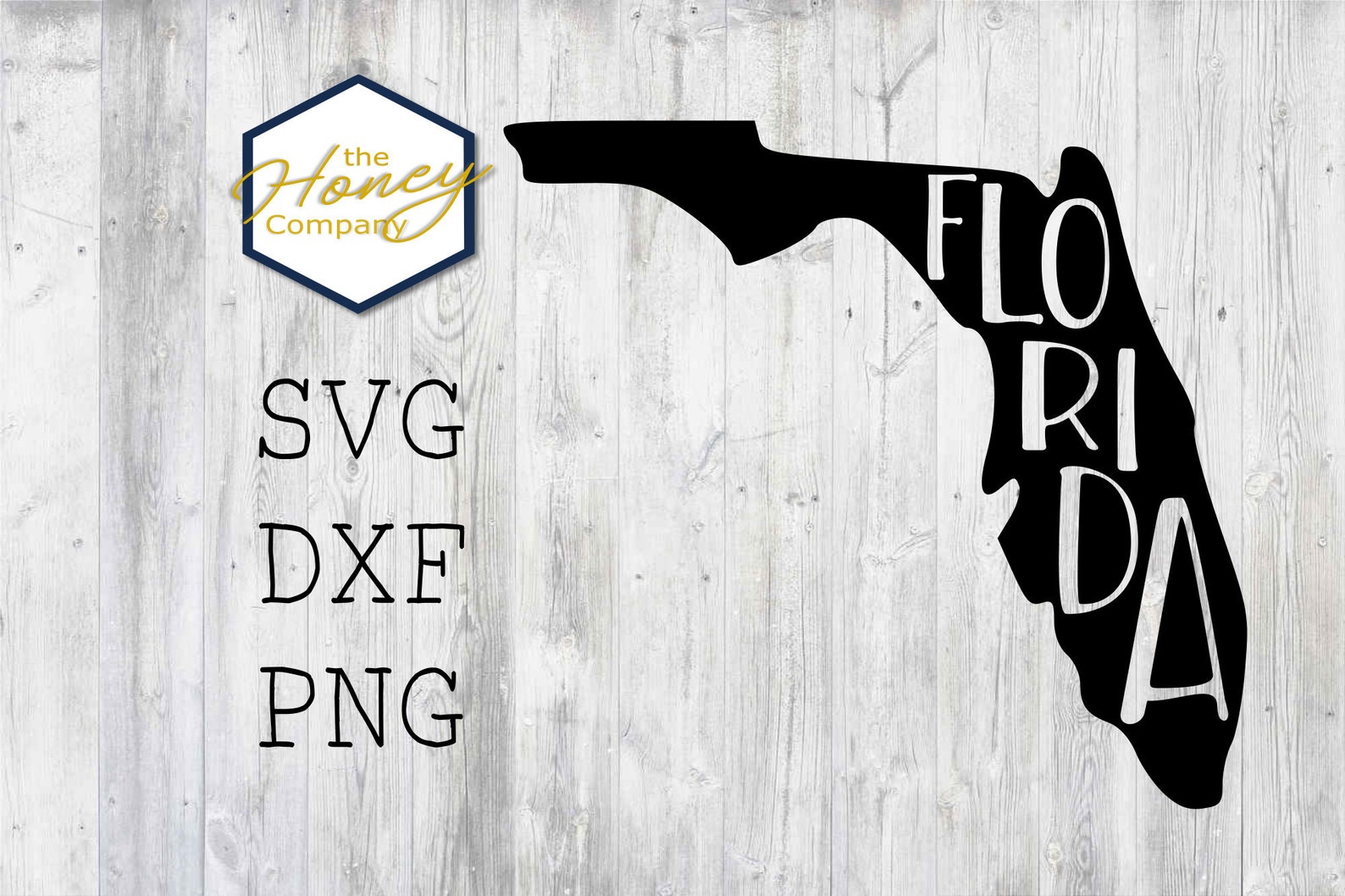 Florida SVG PNG DXF State Outline Instant Download Silhouette | Etsy
