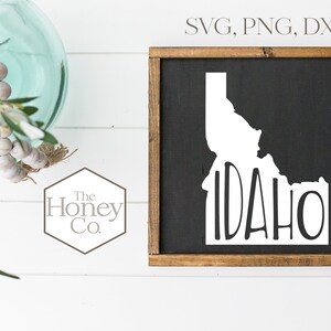 Idaho SVG PNG DXF State Outline Instant Download Silhouette Cricut Cut ...
