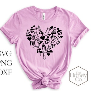 IVF SVG DXF in Vitro Infertility Awareness Heart Baby Science Icon ...