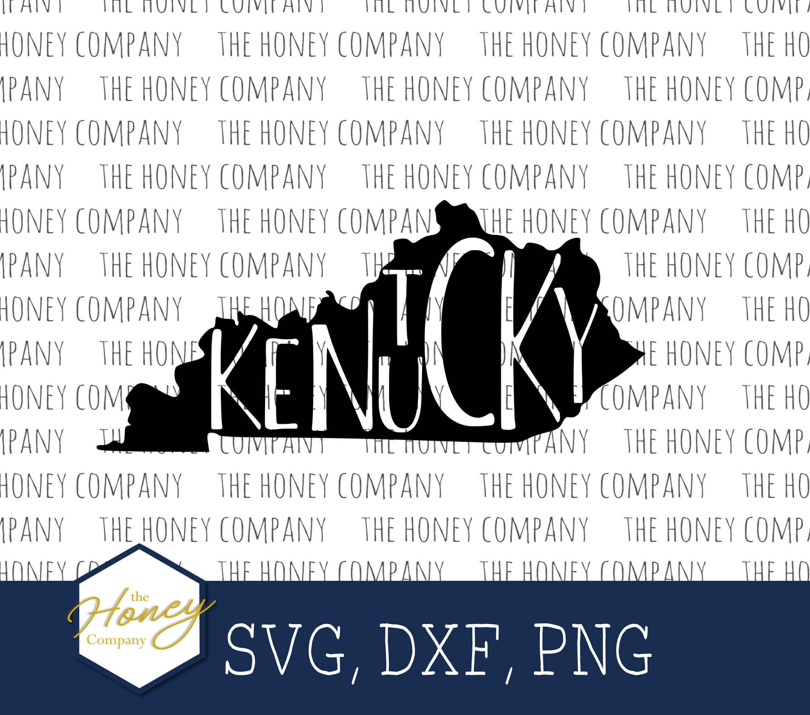Kentucky SVG PNG DXF State Outline Instant Download Silhouette | Etsy