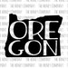 Oregon SVG PNG DXF State Outline Instant Download Silhouette - Etsy