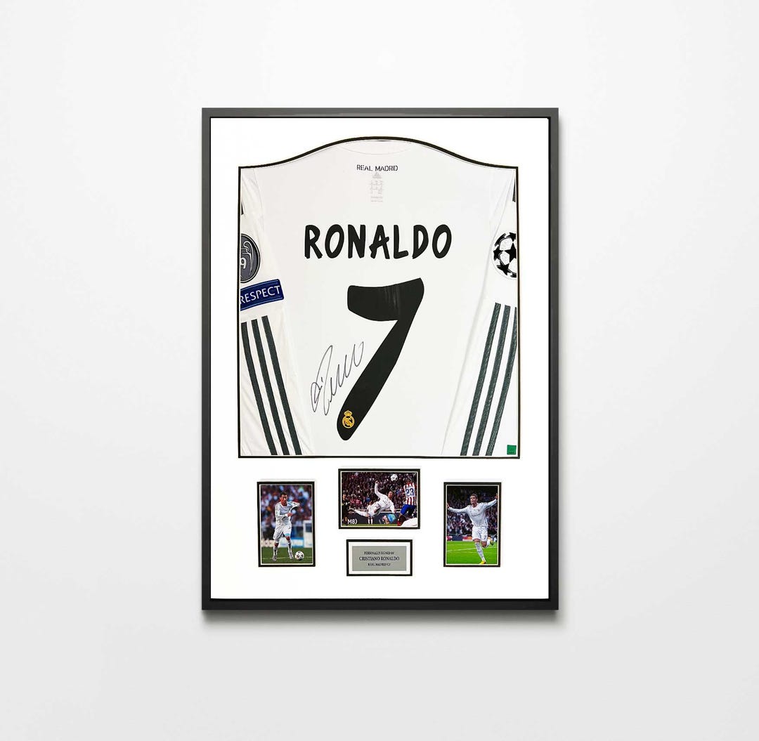 Authentically Signed Cristiano Ronaldo Signed Shirt - Real Madrid 2014 ...