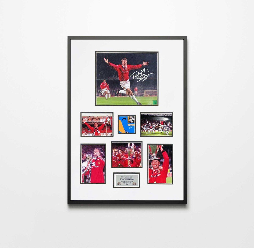 Authentically Signed Teddy Sheringham Autograph - Manchester United - Etsy