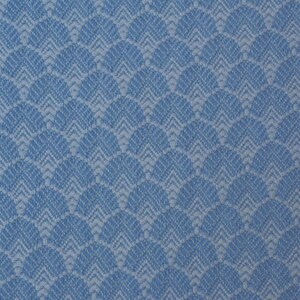 Fabric 1970's 1960's Blue Pattern Polyester Fabric 44"x64" - Etsy