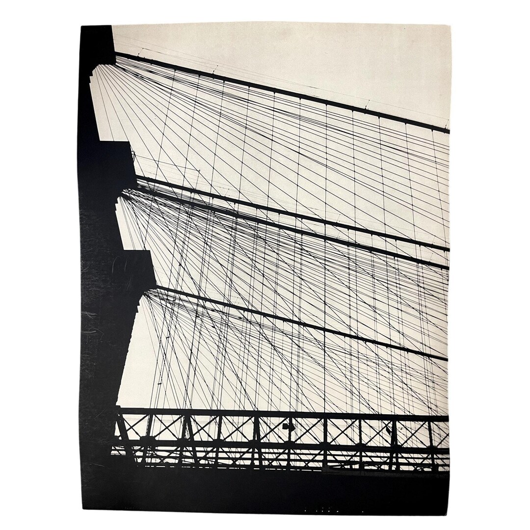 Brooklyn Bridge Sheldon Brody Photograph Vintage 1968 Reinhold Visuals ...
