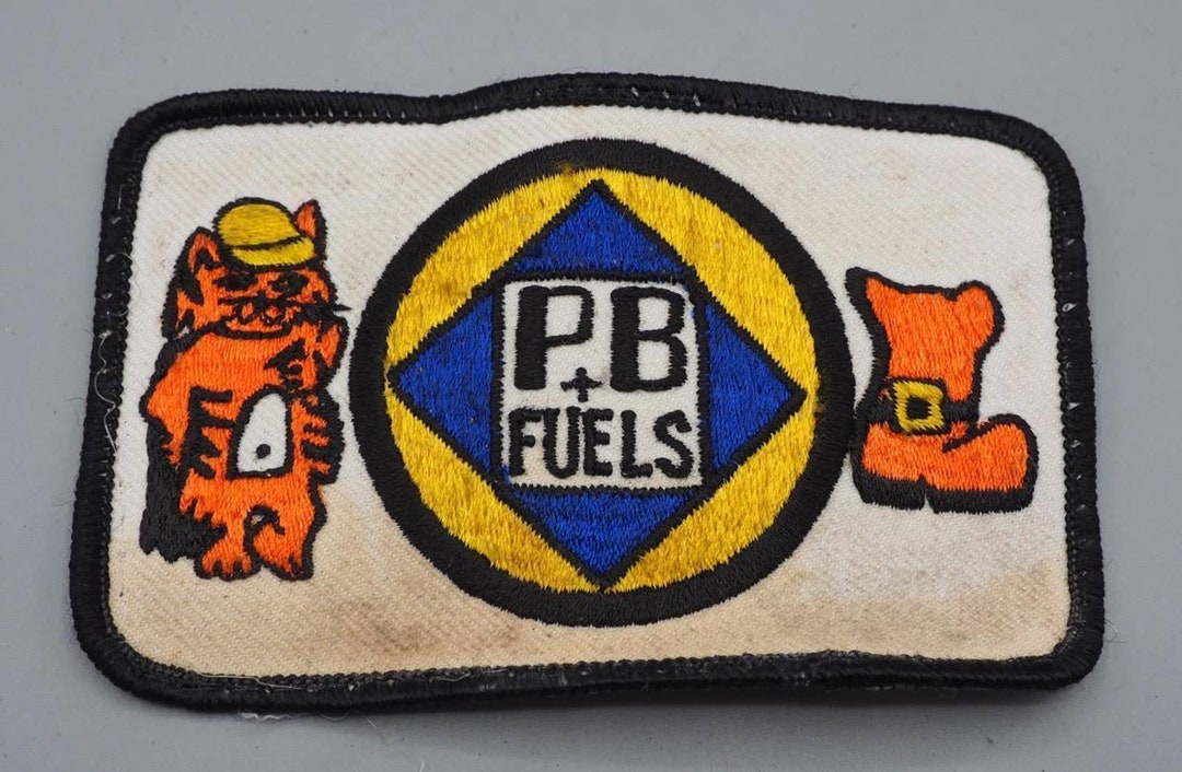Vintage P+B Fuels Advertising Patch - Etsy