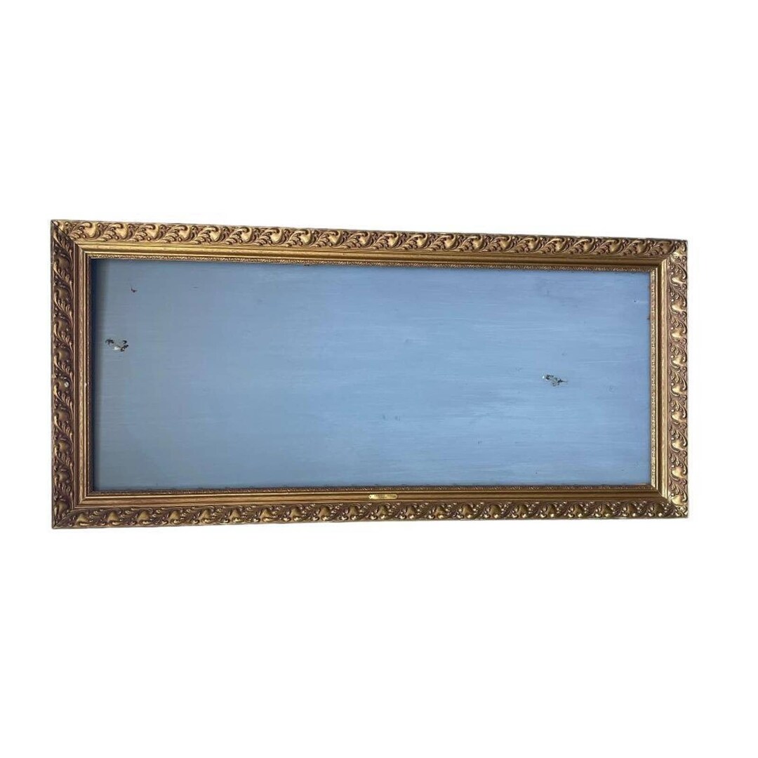 Large Ornate Gold Wood Picture Frame for ~24x60 - Etsy