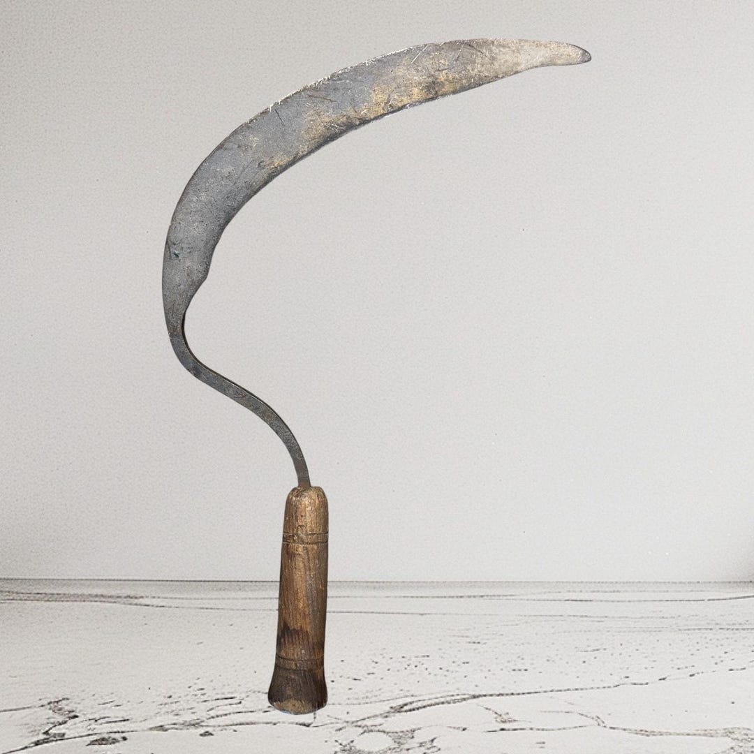 Halloween Costume Prop Hand Mowing Scythe Sickle Farm Tool - Etsy