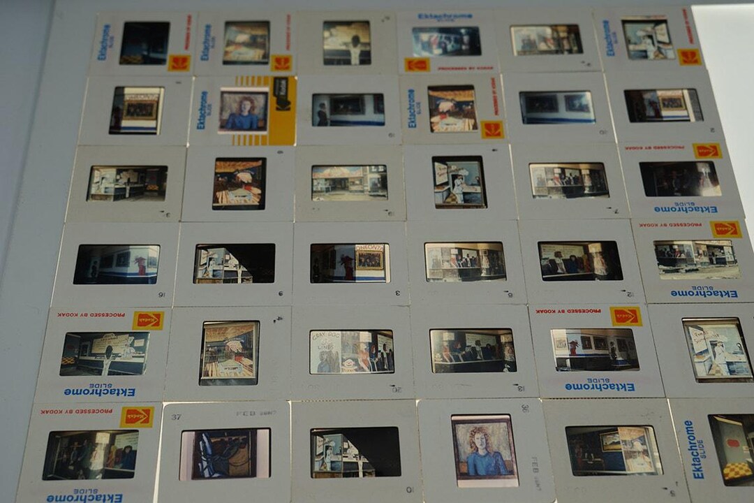 Lot of 42 Color Photograph Slides 1980's Art Painting Oneonta NY - Etsy