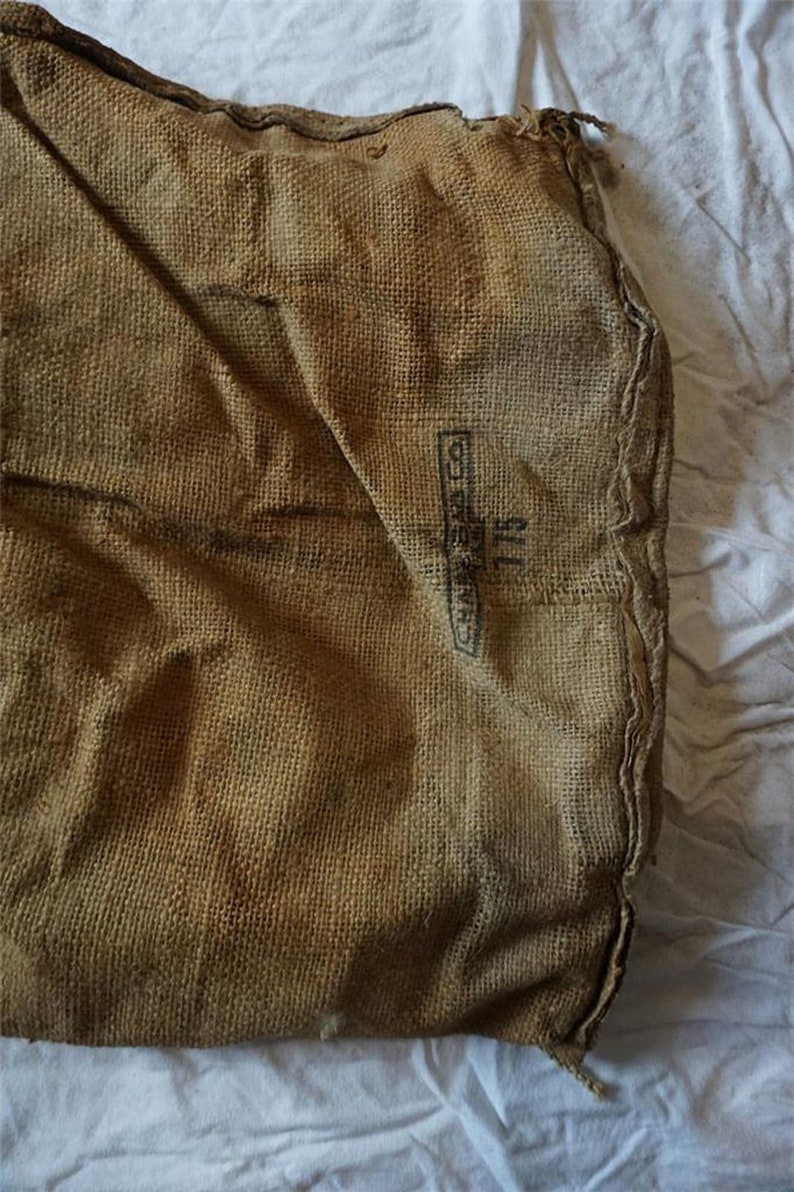 Burlap Bag Gunny Tow Sack Jute Fireclay Advertising Frederick Dand ...