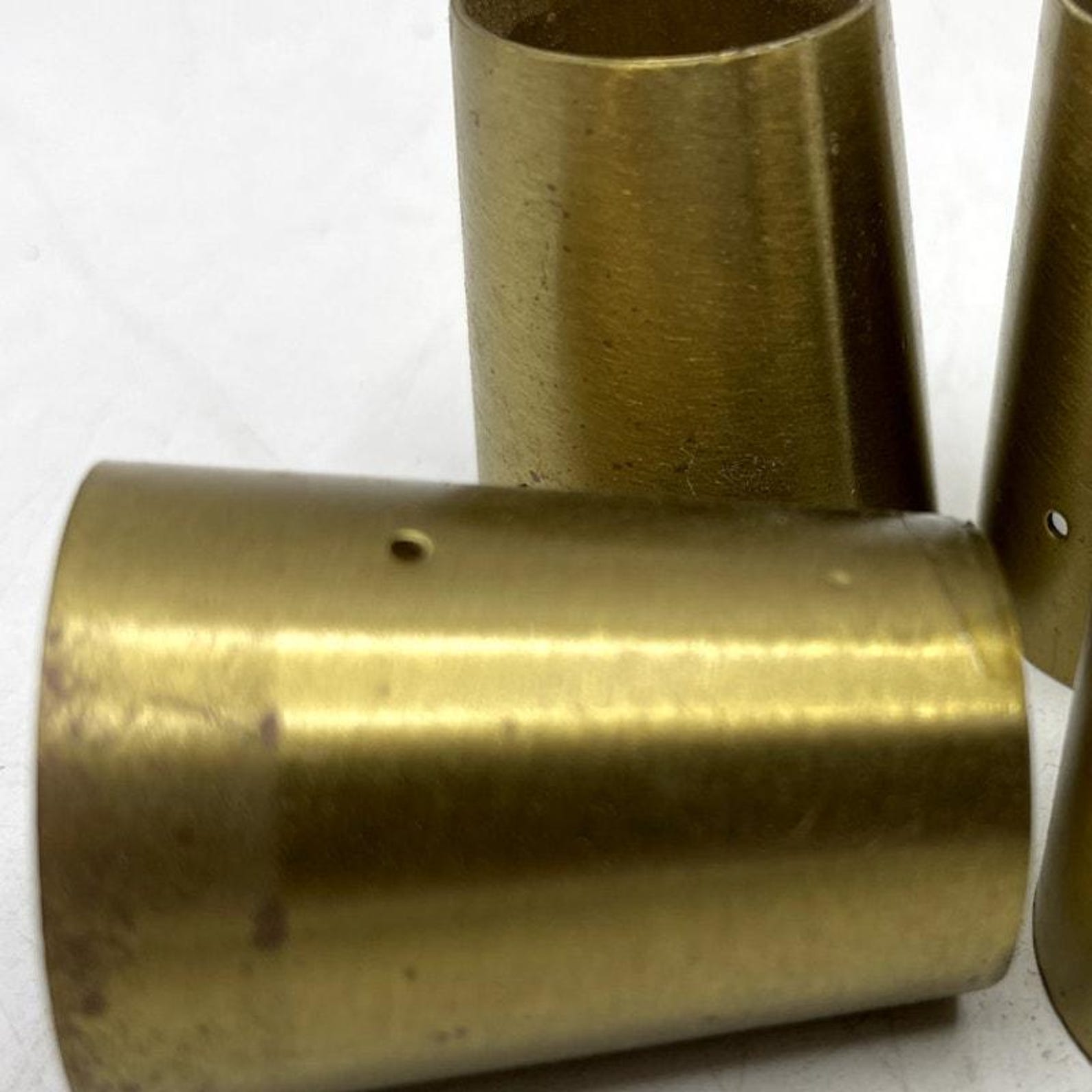 Brass Furniture Leg Protectors Round Copper Sofa Chair Table Foot ...