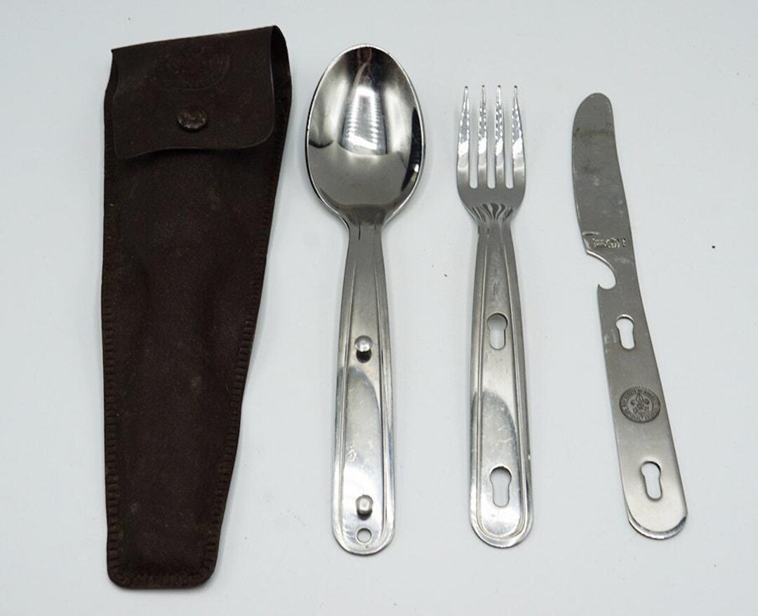 Imperial BSA Boy Scout Utensil Set Knife Spoon & Fork Combo Mess Kit - Etsy