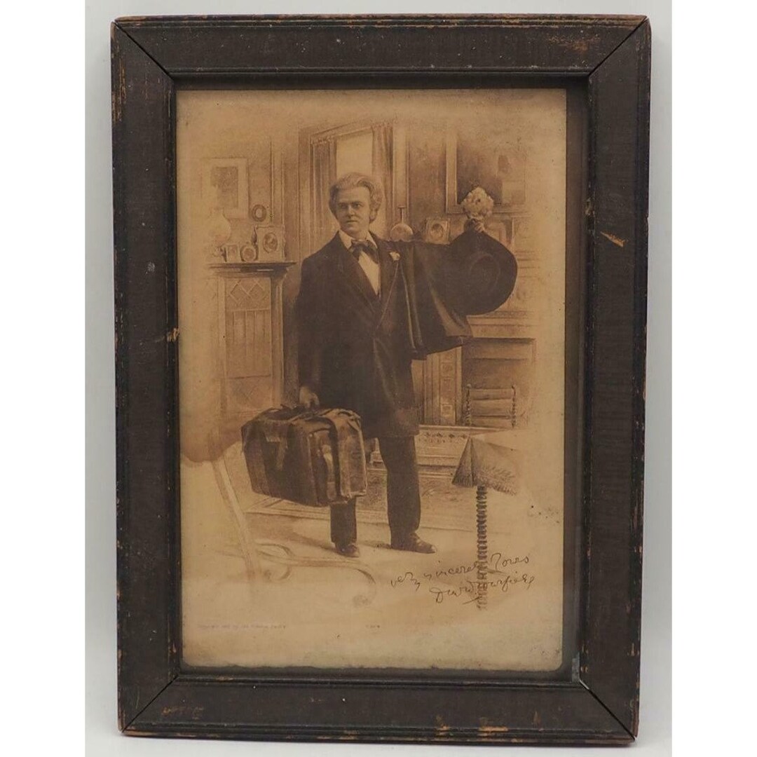 Antique David Warfield Autograph Actor Stage Theater Play Broadway ...
