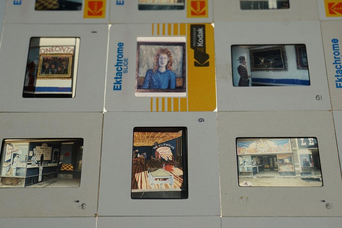 Lot of 42 Color Photograph Slides 1980's Art Painting Oneonta NY - Etsy