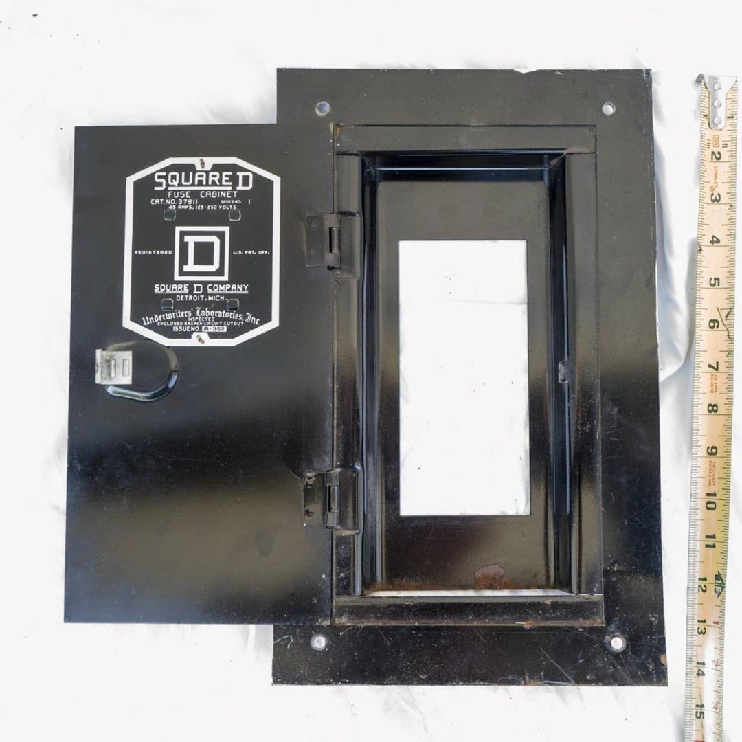 Square D Fuse Cabinet Box Cover Old House Decor Restoration Salvage - Etsy