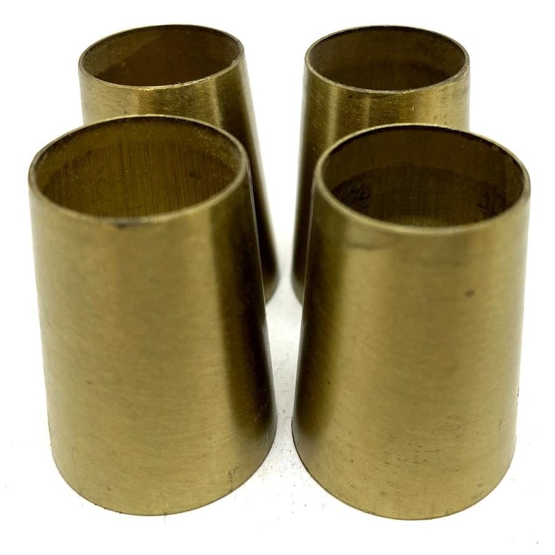 Brass Furniture Leg Protectors Round Copper Sofa Chair Table Foot ...