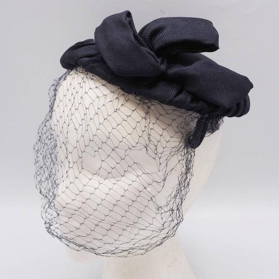 Womens Church Dress Derby Hat Fancy W/ Mesh Netting - Etsy