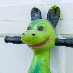 Blazon 1965 Child's Blow Mold Flintstone's Hoppy Hopparoo Pogo Stick - Etsy