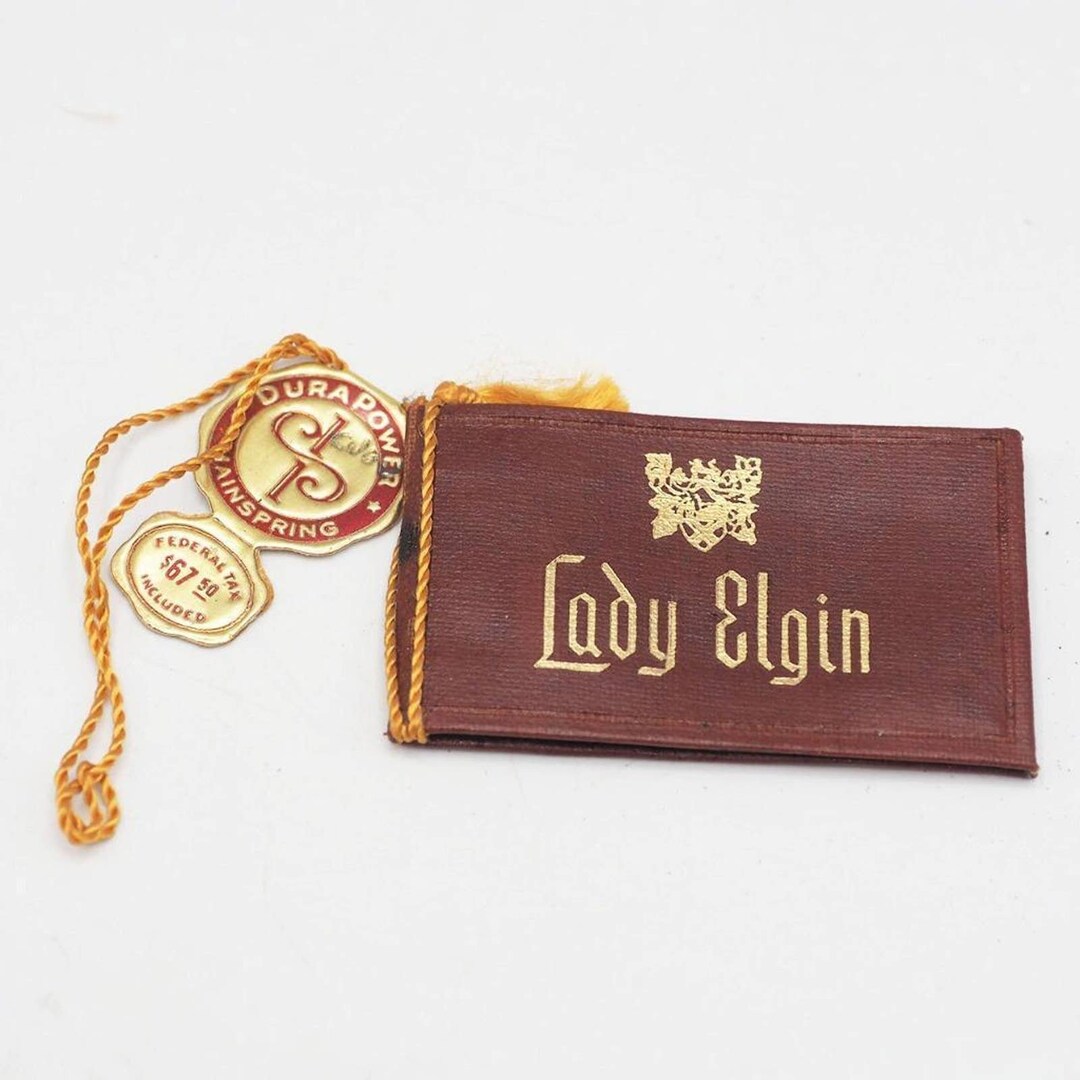 Lady Elgin Watch Hang Tag Elgin Observatory 1949 - Etsy