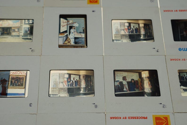 Lot of 42 Color Photograph Slides 1980's Art Painting Oneonta NY - Etsy