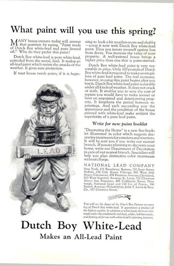Dutch Boy Lead Paint