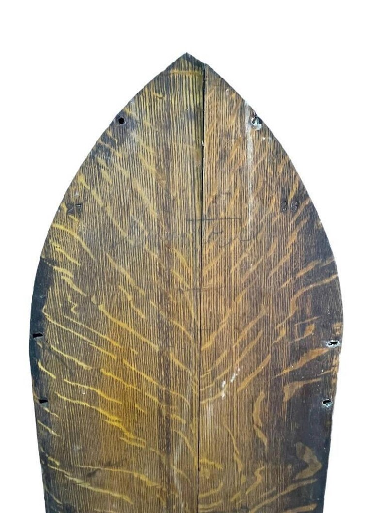 Antique Vintage Gothic Wood Panel Arched Top From Old Church - Etsy