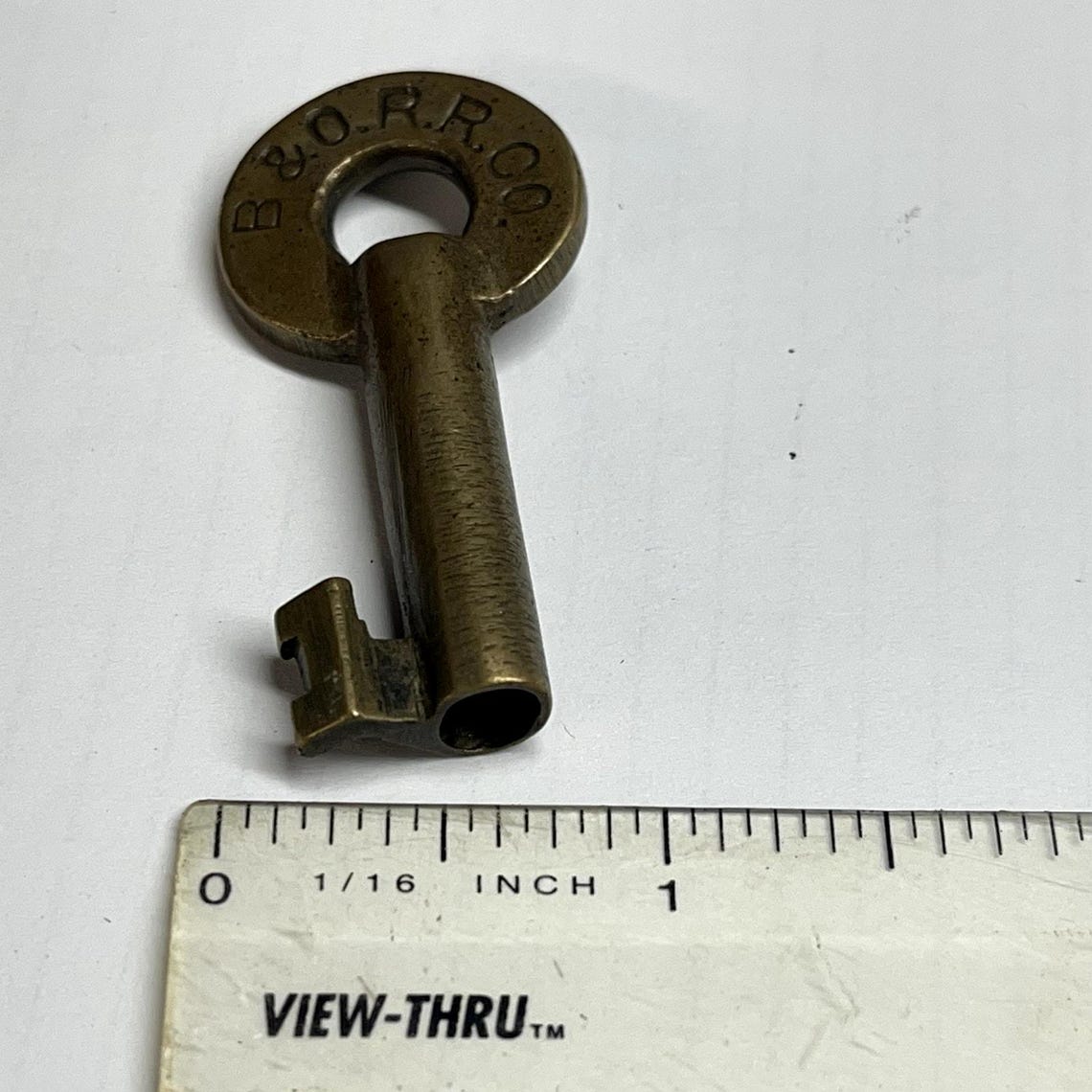 Old B&O. R.R. Railroad Switch Key Baltimore and Ohio Hollow Brass - Etsy