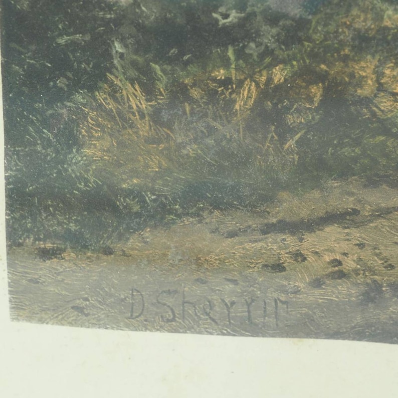 Antique Daniel Sherrin Lithograph Print After the Storm Framed - Etsy