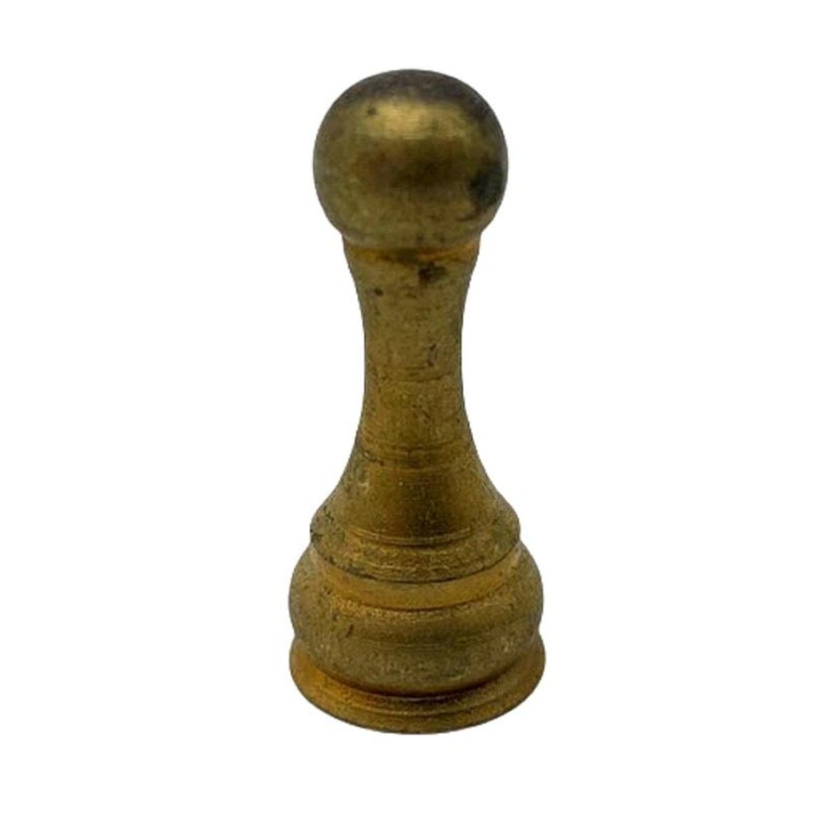 Vintage Antique Brass Lamp Finial 3/8" Thread Art Deco Retro Mid ...
