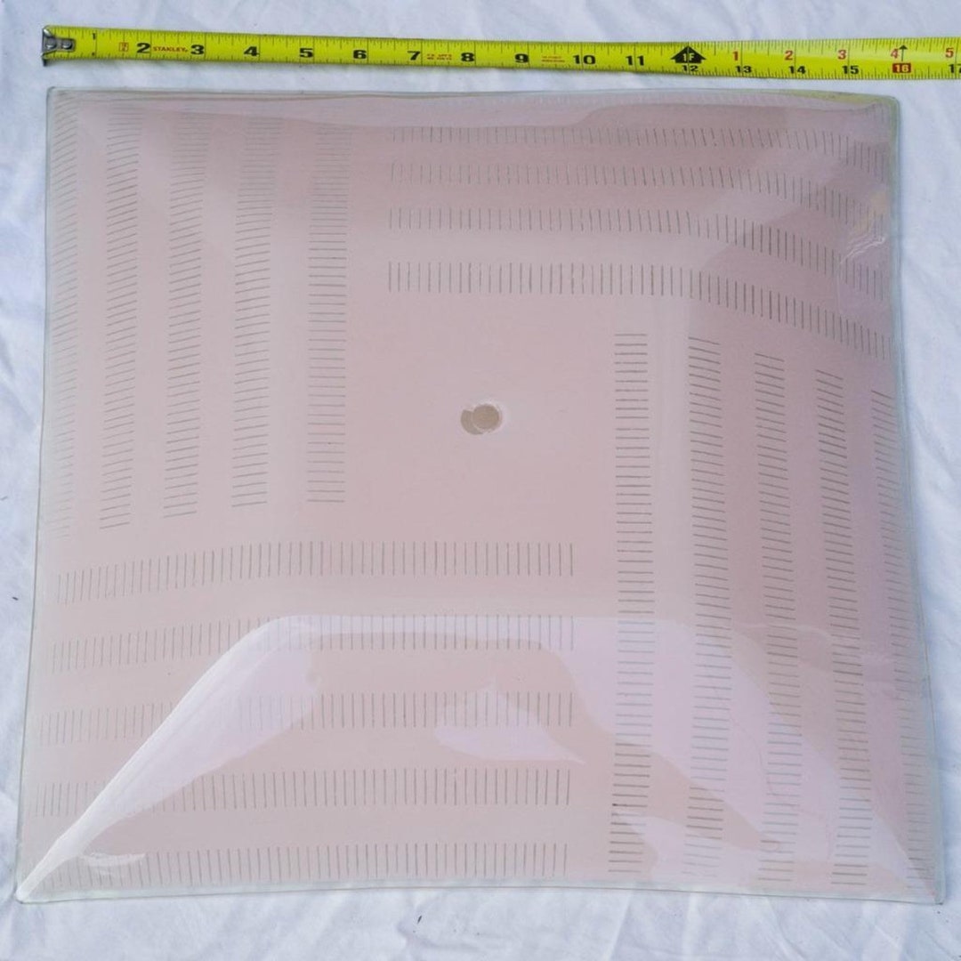 Glass Shade Lamp Sconce Ceiling Fixture Cover Pink Mid Century Design ...