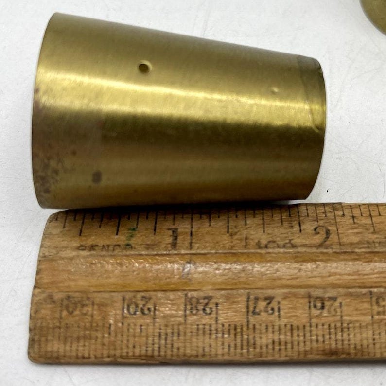 Brass Furniture Leg Protectors Round Copper Sofa Chair Table Foot ...