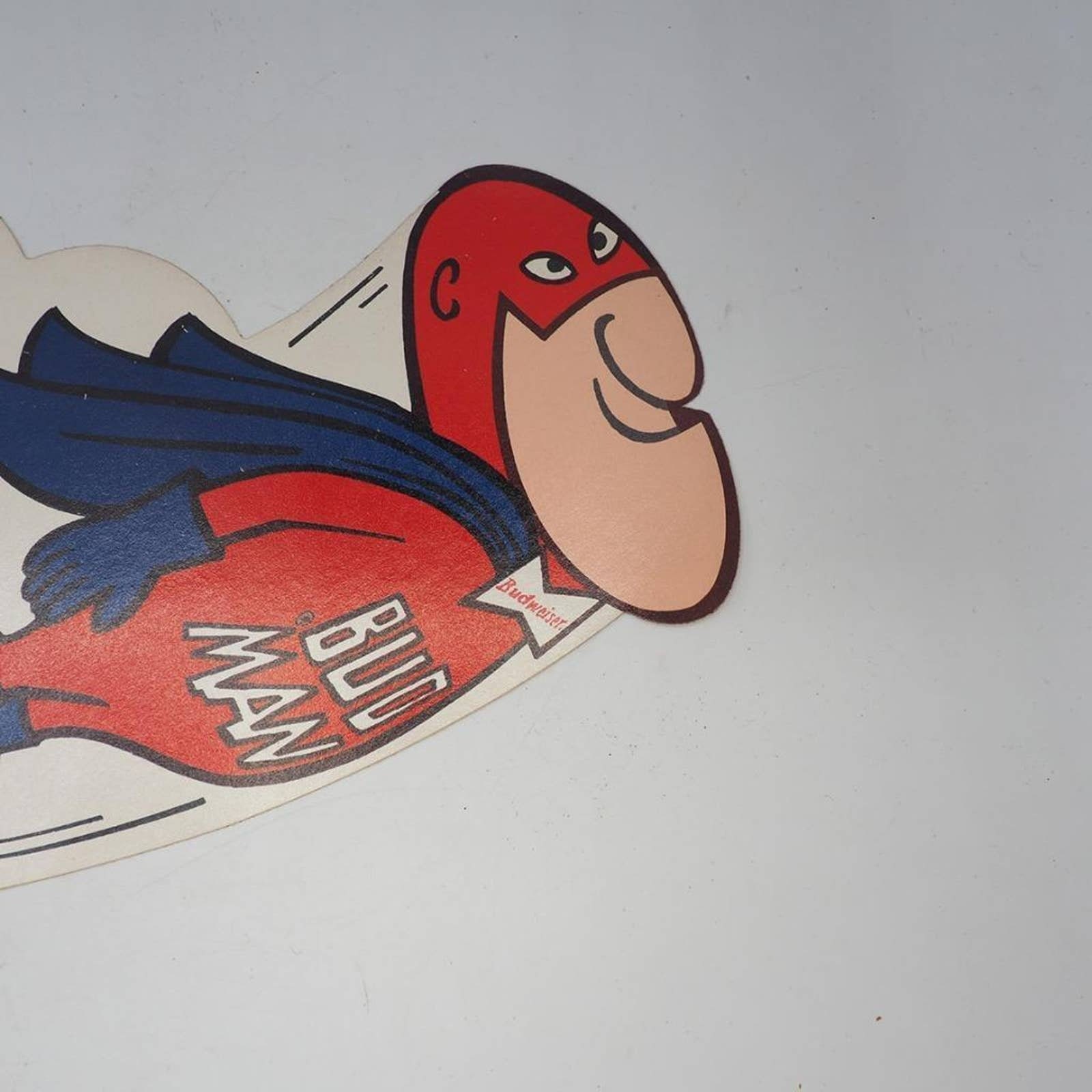 BUD MAN Budweiser Flying Sticker Decal Cape 1970's - Etsy