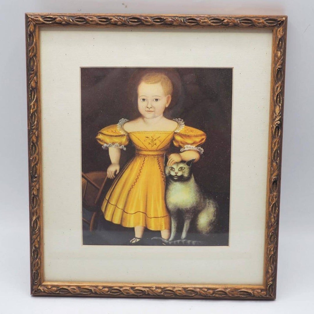 Lydia and Tabitha American Folk Art Framed Print - Etsy