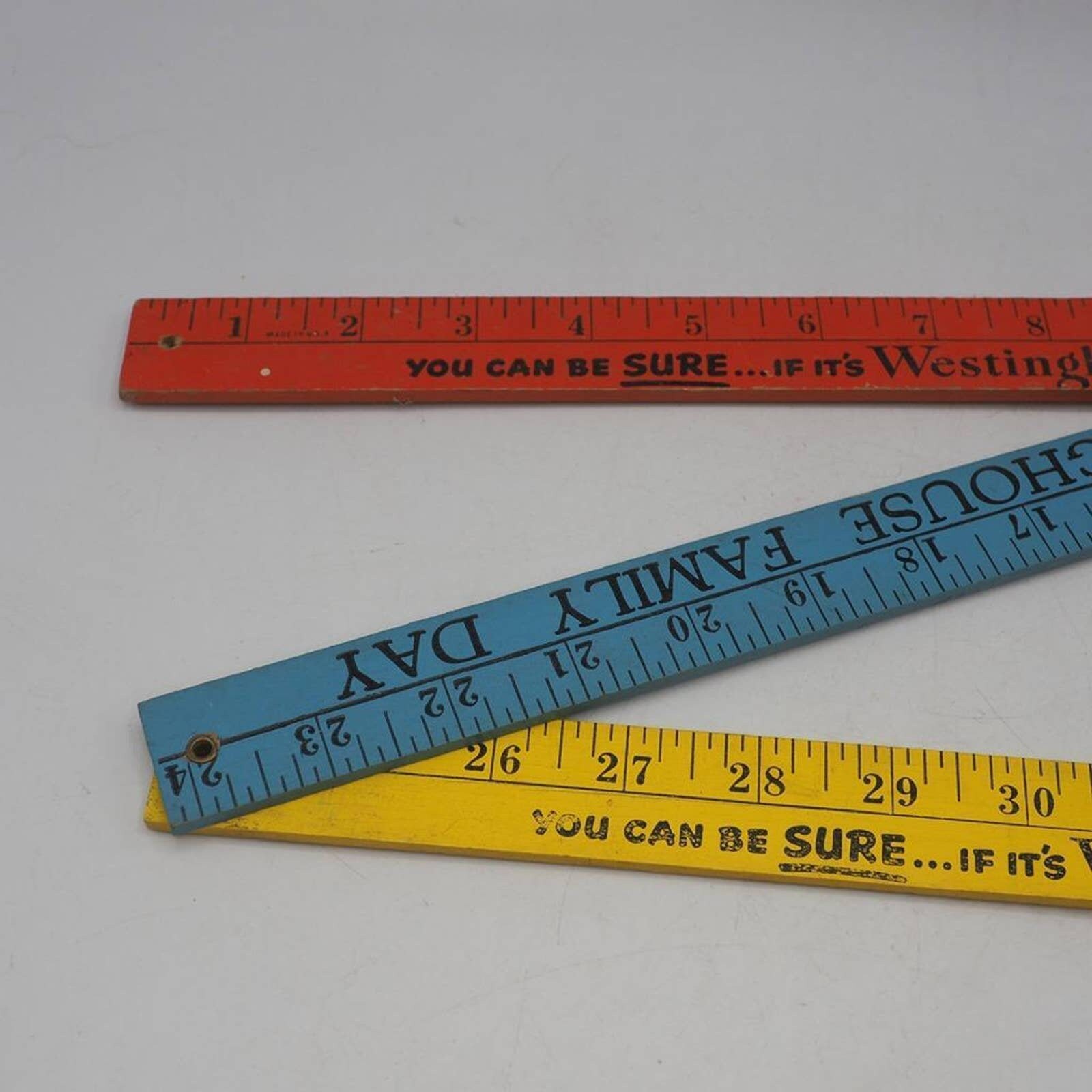 Westinghouse Electric Family Days Pittsburgh Folding Wood Yardstick ...