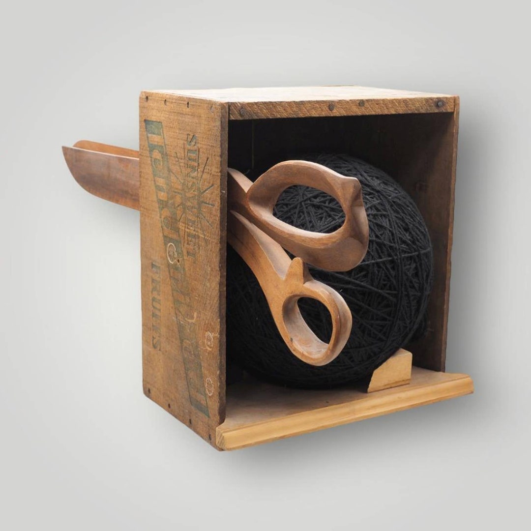 Wood Mixed Media Assemblage Sculpture Unique Interior Art Decor - Etsy