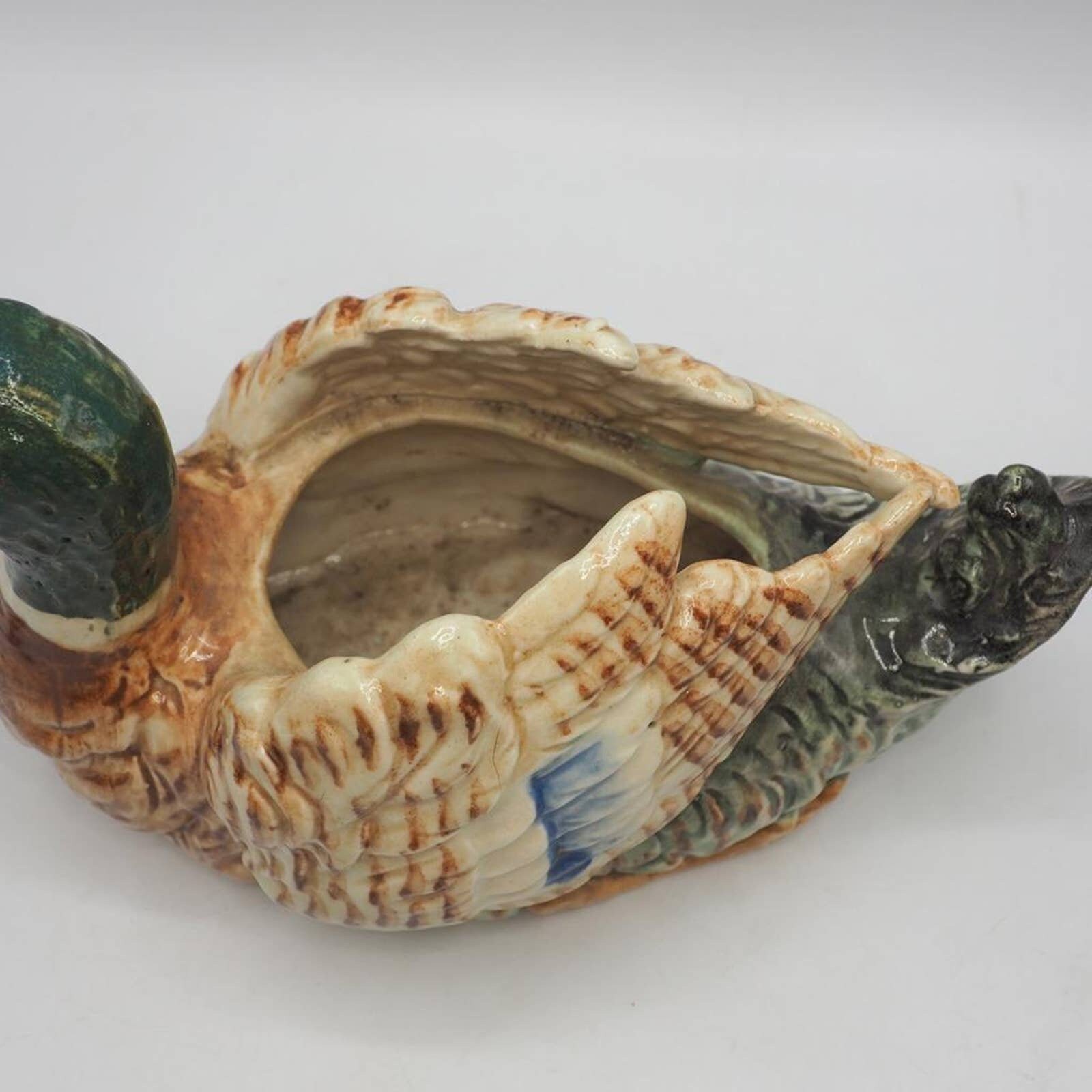 Hand Painted Japanese Mallard Duck Planter Occupied Japan 1950's - Etsy