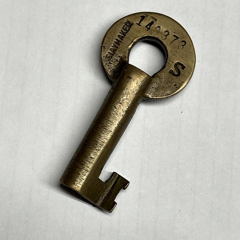 Old B&O. R.R. Railroad Switch Key Baltimore and Ohio Hollow Brass - Etsy