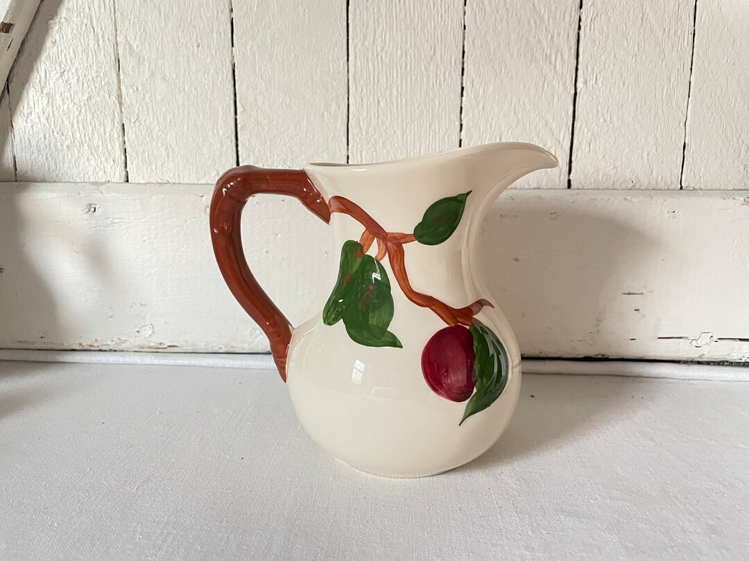 Franciscan 28oz. Pitcher | Apple Pattern Franciscan Ware | Vintage Milk ...