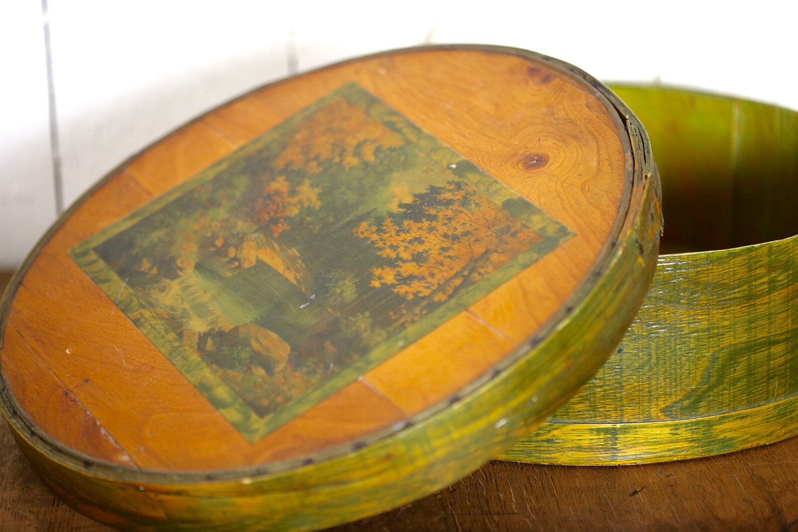 Vintage Cheese Box Large 15 Inches in Diameter Antique Cheese | Etsy