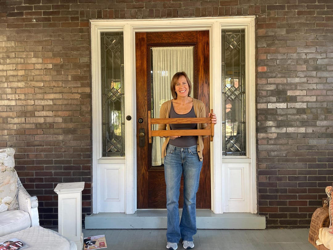 Vintage Church Pew Hymnal Holder Bible Rack From a Church Pew Primitive ...