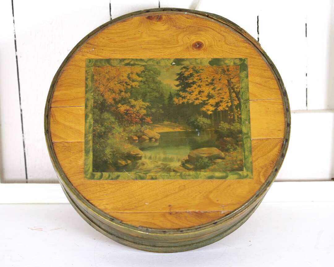 Vintage Cheese Box Large 15 Inches in Diameter Antique Cheese - Etsy