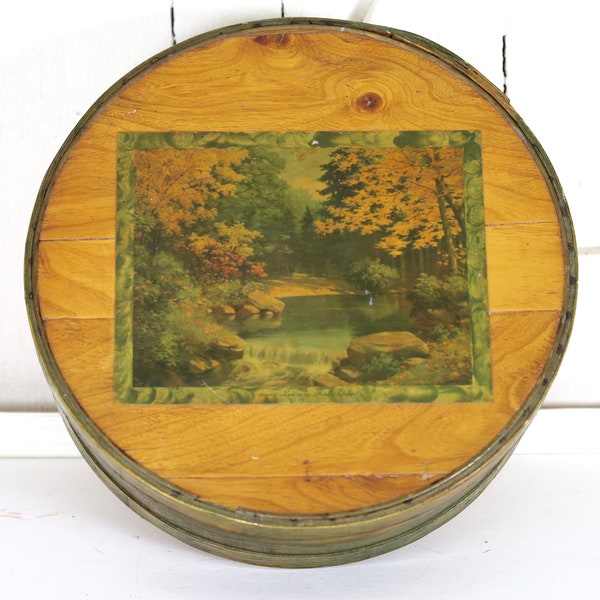 Vintage Cheese Box - Etsy