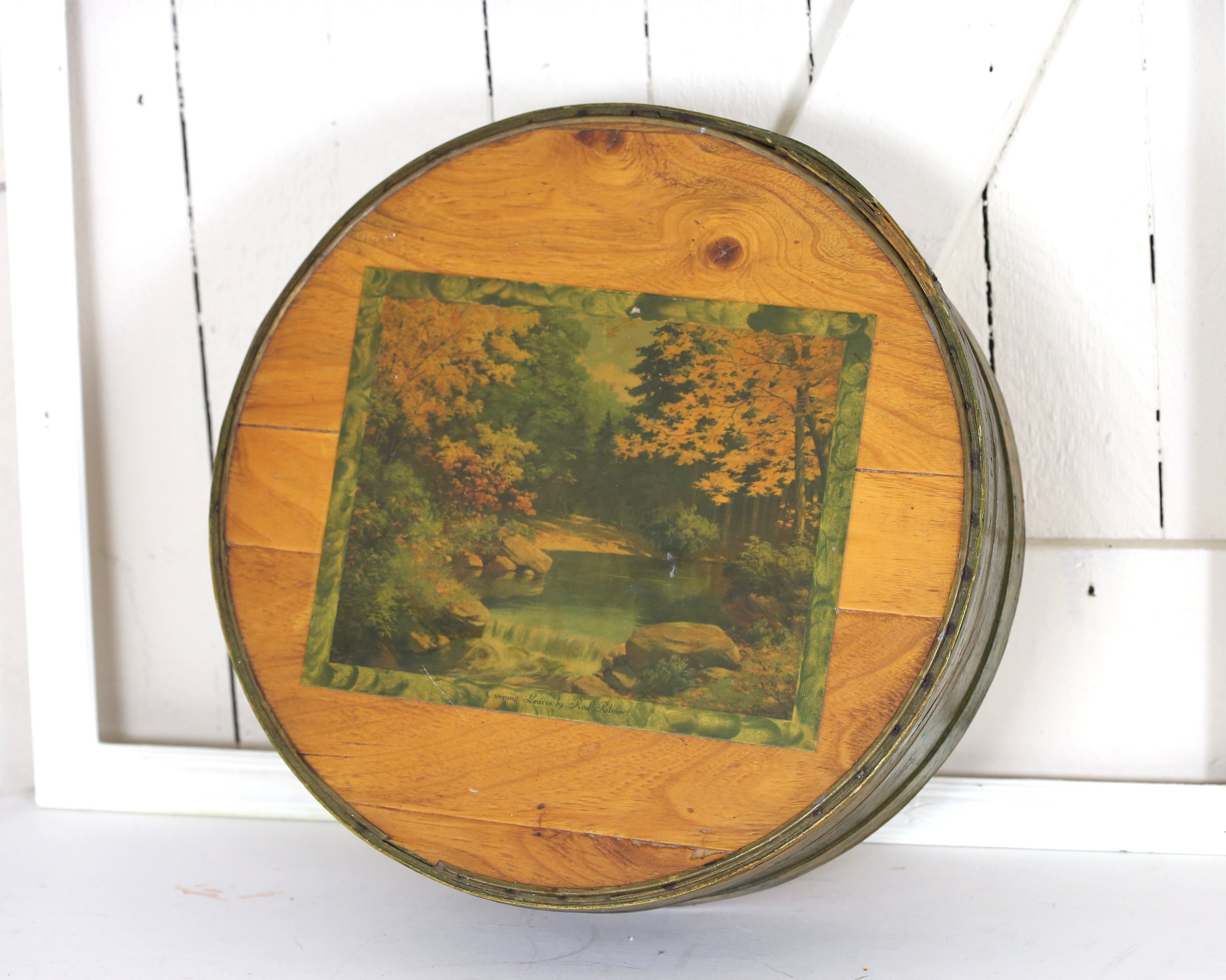 Vintage Cheese Box Large 15 inches in diameter antique cheese | Etsy