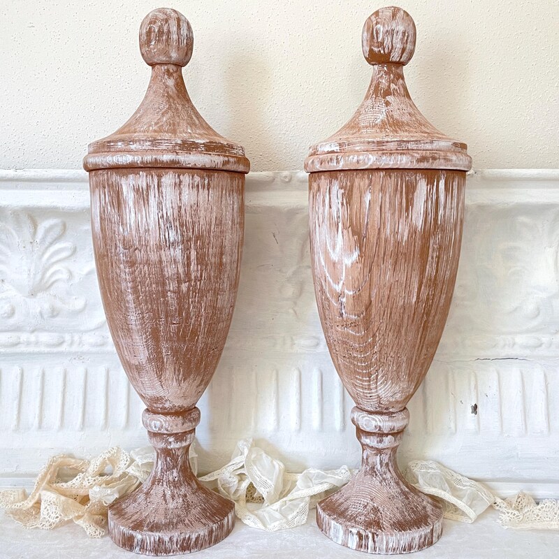 Wooden Finials - Etsy