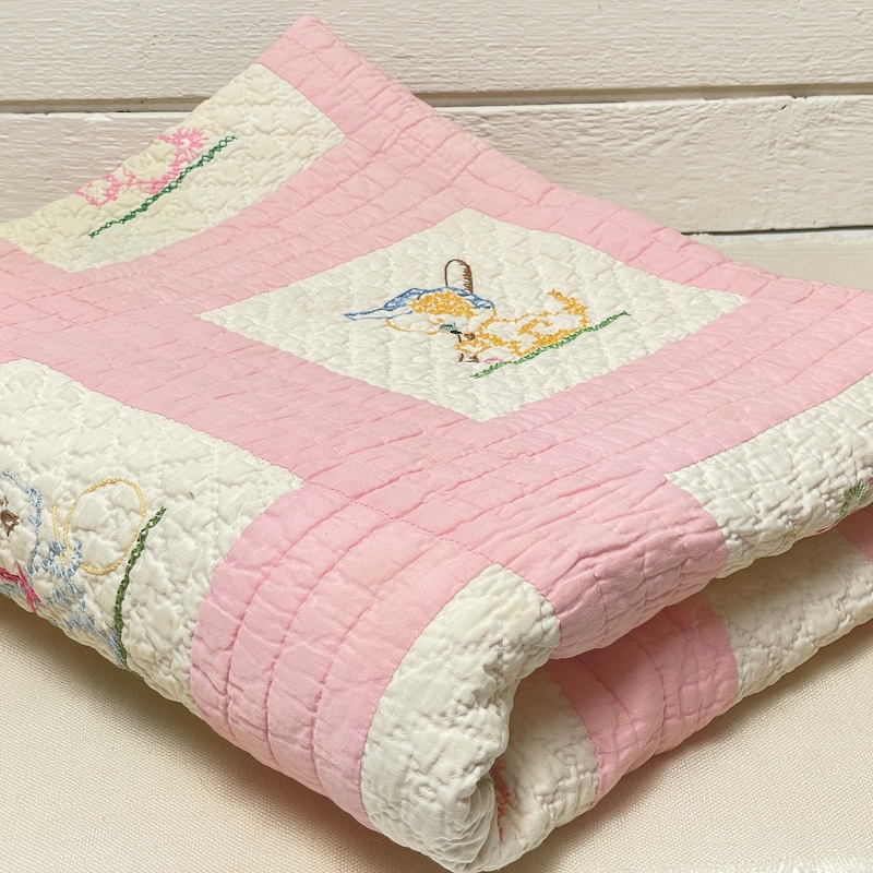 Antique Baby Quilt - Etsy