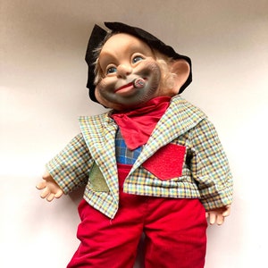 Vintage 1960s Rushton Rubber Face Hobo Doll Cute - Etsy