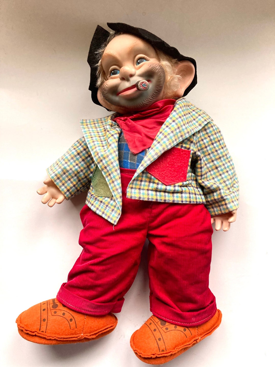 Vintage 1960s Rushton Rubber Face Hobo Doll Cute - Etsy